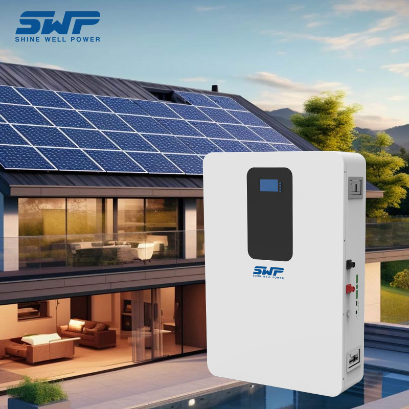 51.2V100Ah Power Wall batterty home Energy Storage System With Screen ...